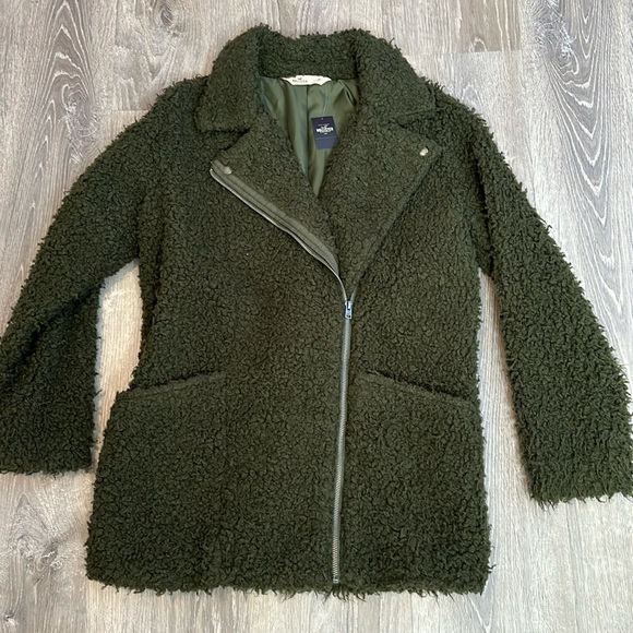 Hollister | Jackets & Coats | Nwt Hollister Military Green Shepard ...
